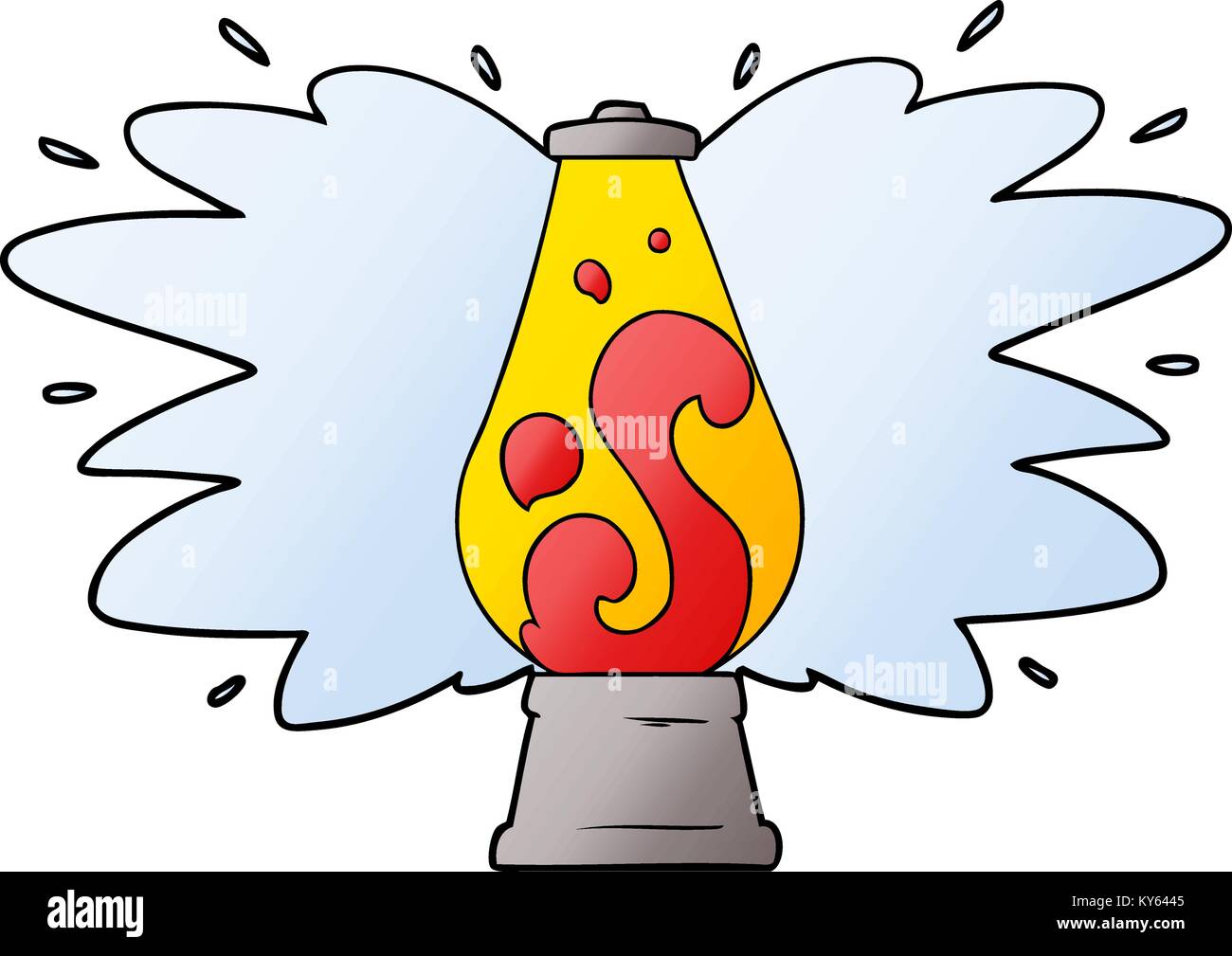 cartoon retro lava lamp Stock Vector Image & Art - Alamy