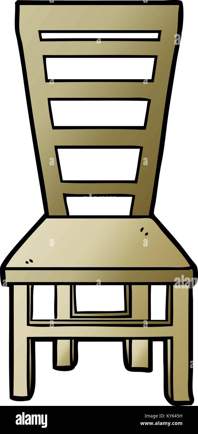 old wooden chair cartoon Stock Vector Image & Art - Alamy