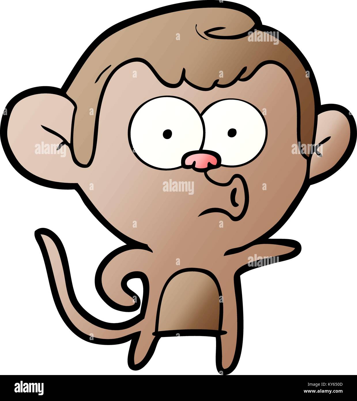 cartoon pointing monkey Stock Vector Image & Art - Alamy