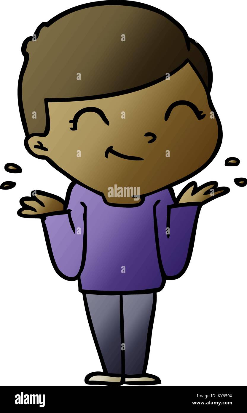 cartoon boy smiling Stock Vector Image & Art - Alamy