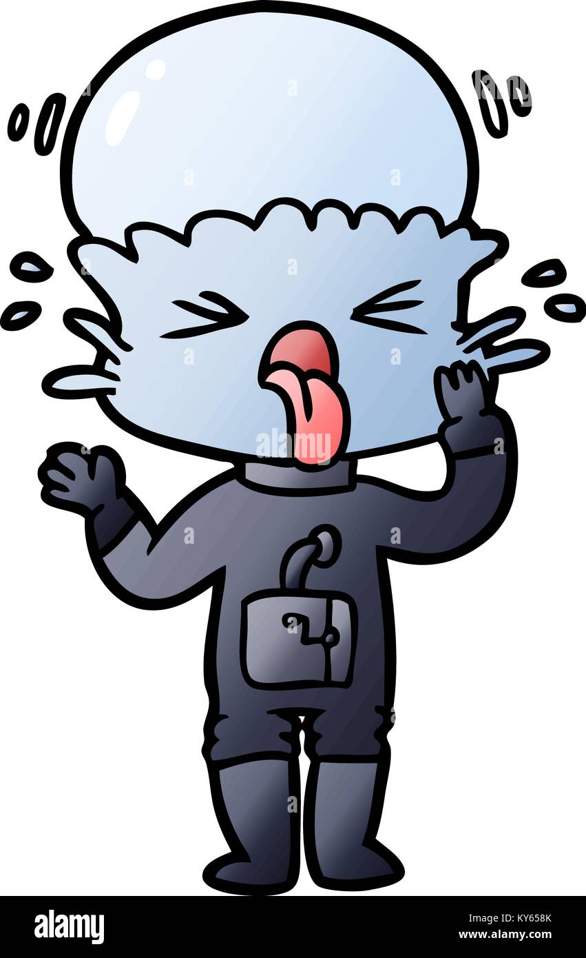 weird cartoon alien Stock Vector Image & Art - Alamy