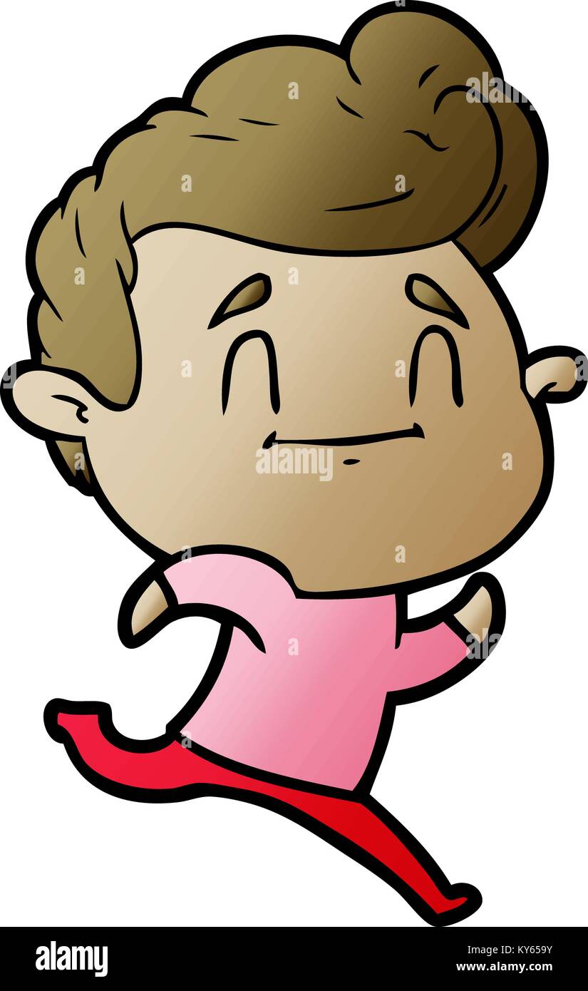 running cartoon man Stock Vector Image & Art - Alamy