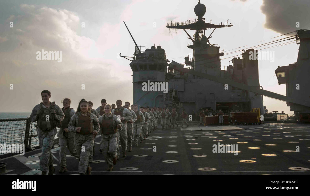 U.S. 5TH FLEET AREA OF OPERATIONS (Dec. 25, 2017) – Marines with the ...