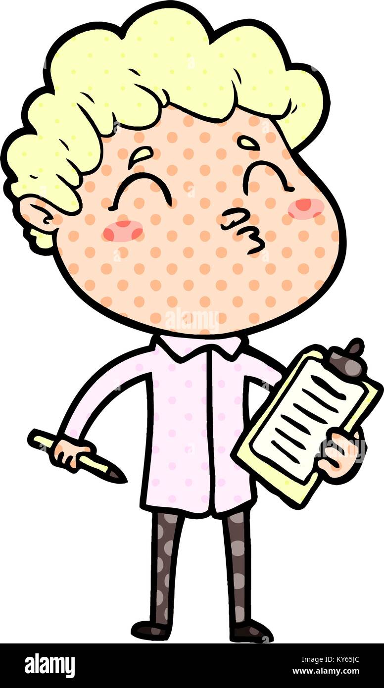 cartoon man pouting Stock Vector Image & Art - Alamy