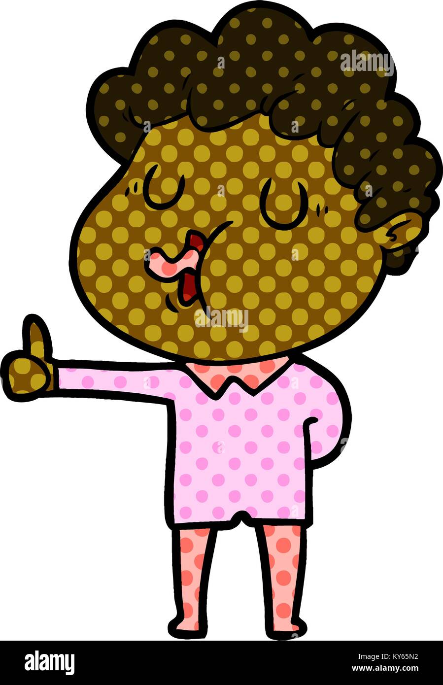 cartoon man singing Stock Vector Image & Art - Alamy