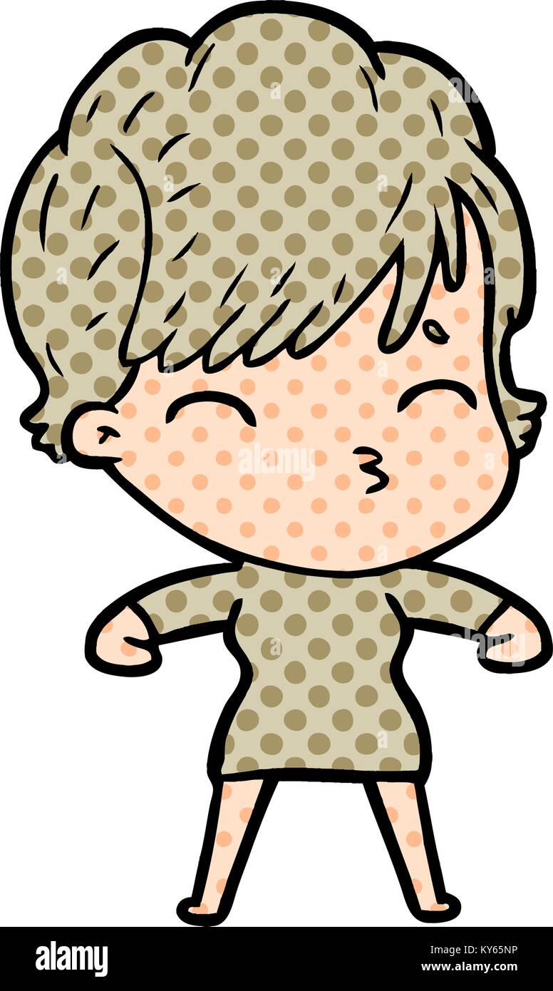 cartoon woman thinking Stock Vector Image & Art - Alamy