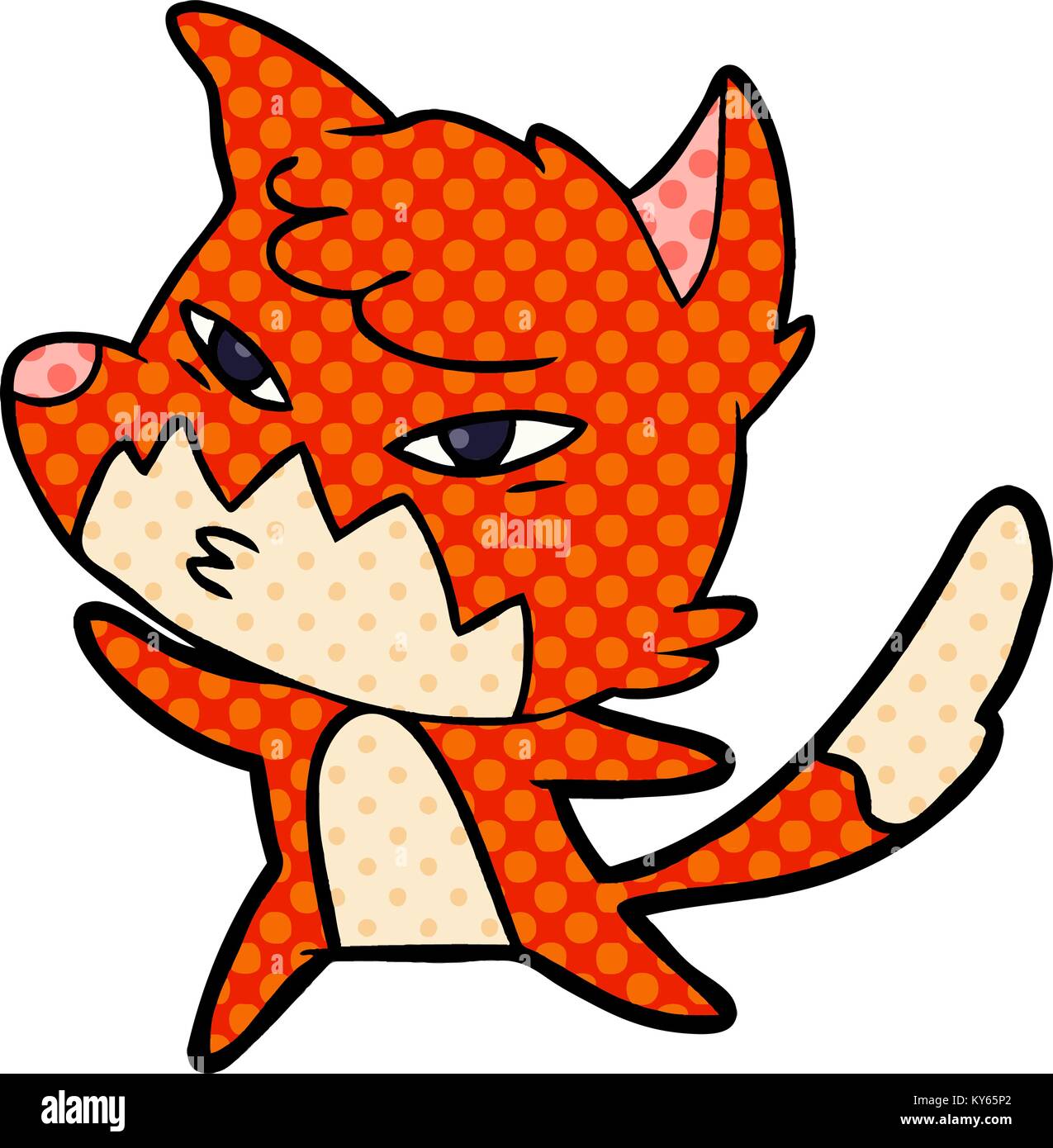 clever cartoon fox Stock Vector Image & Art - Alamy