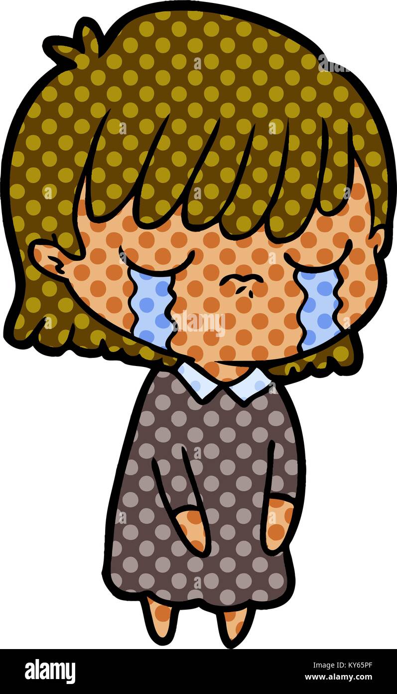 cartoon woman crying Stock Vector Image & Art - Alamy