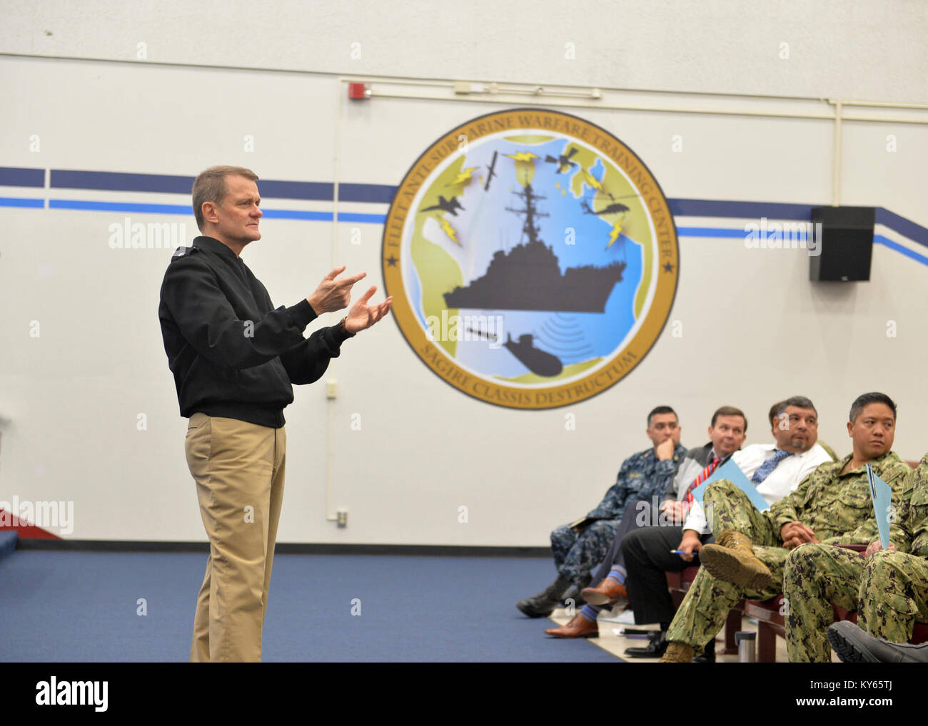 SAN DIEGO (Jan. 6, 2018) Rear Adm. Gene Price, Commander, Naval ...