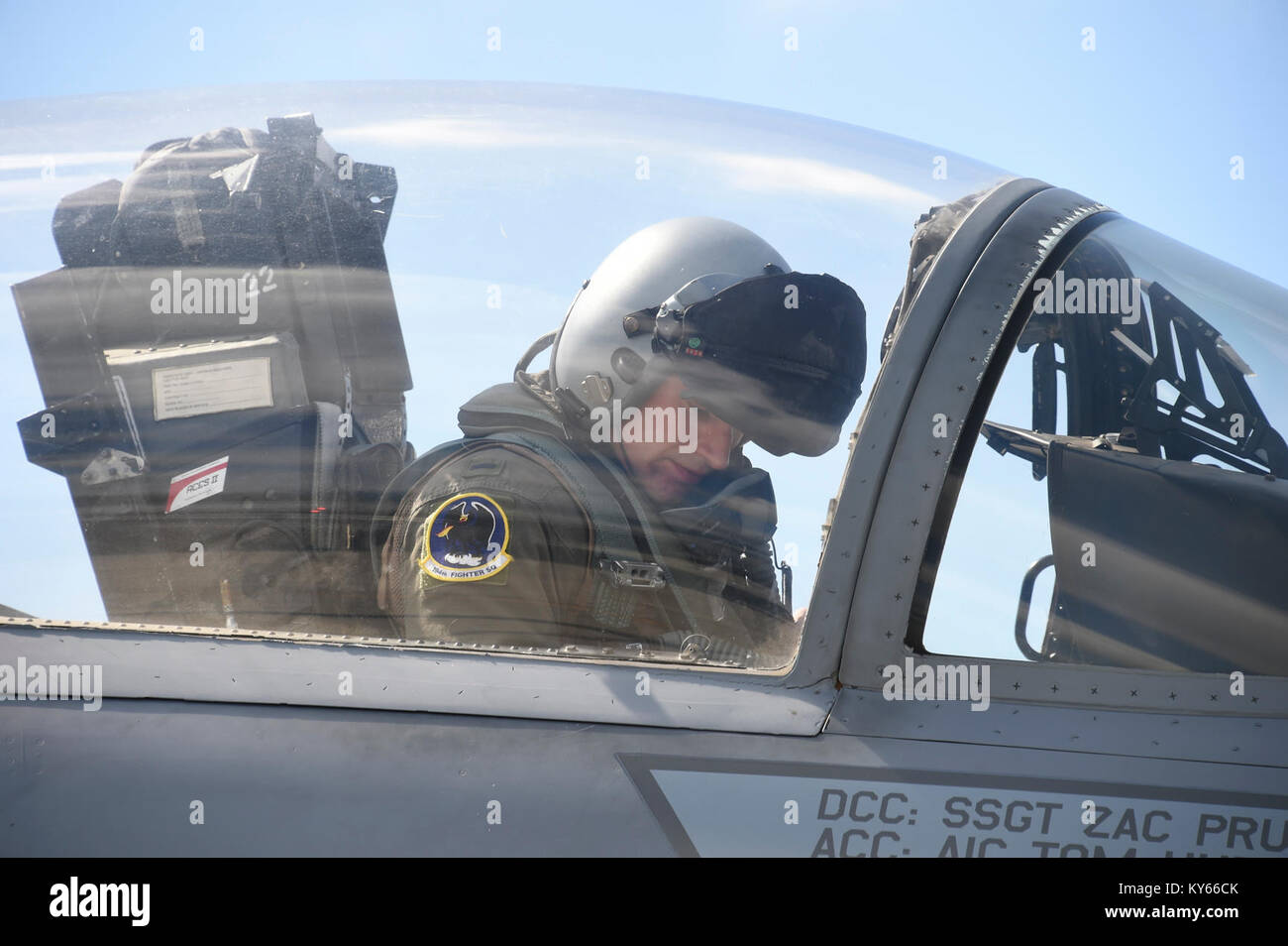 U.S. Air Force 1st Lt. Benjamin Martin, 194th Fighter Squadron pilot ...
