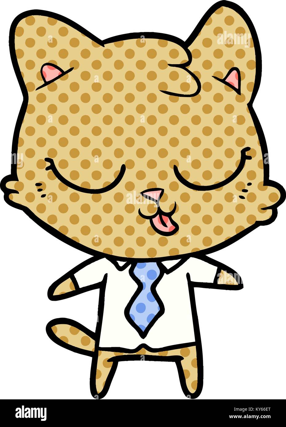 cartoon business cat Stock Vector Image & Art - Alamy