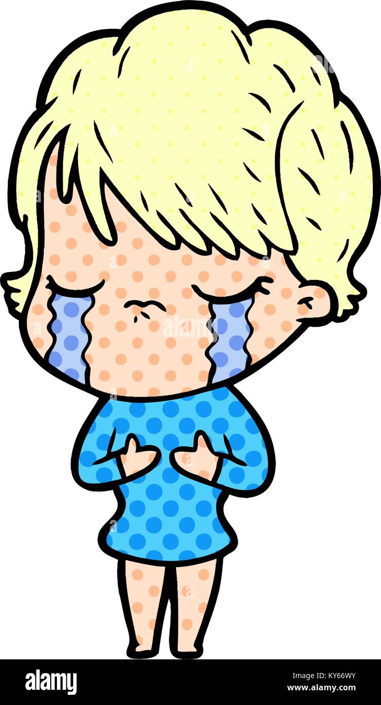 cartoon woman crying Stock Vector Image & Art - Alamy