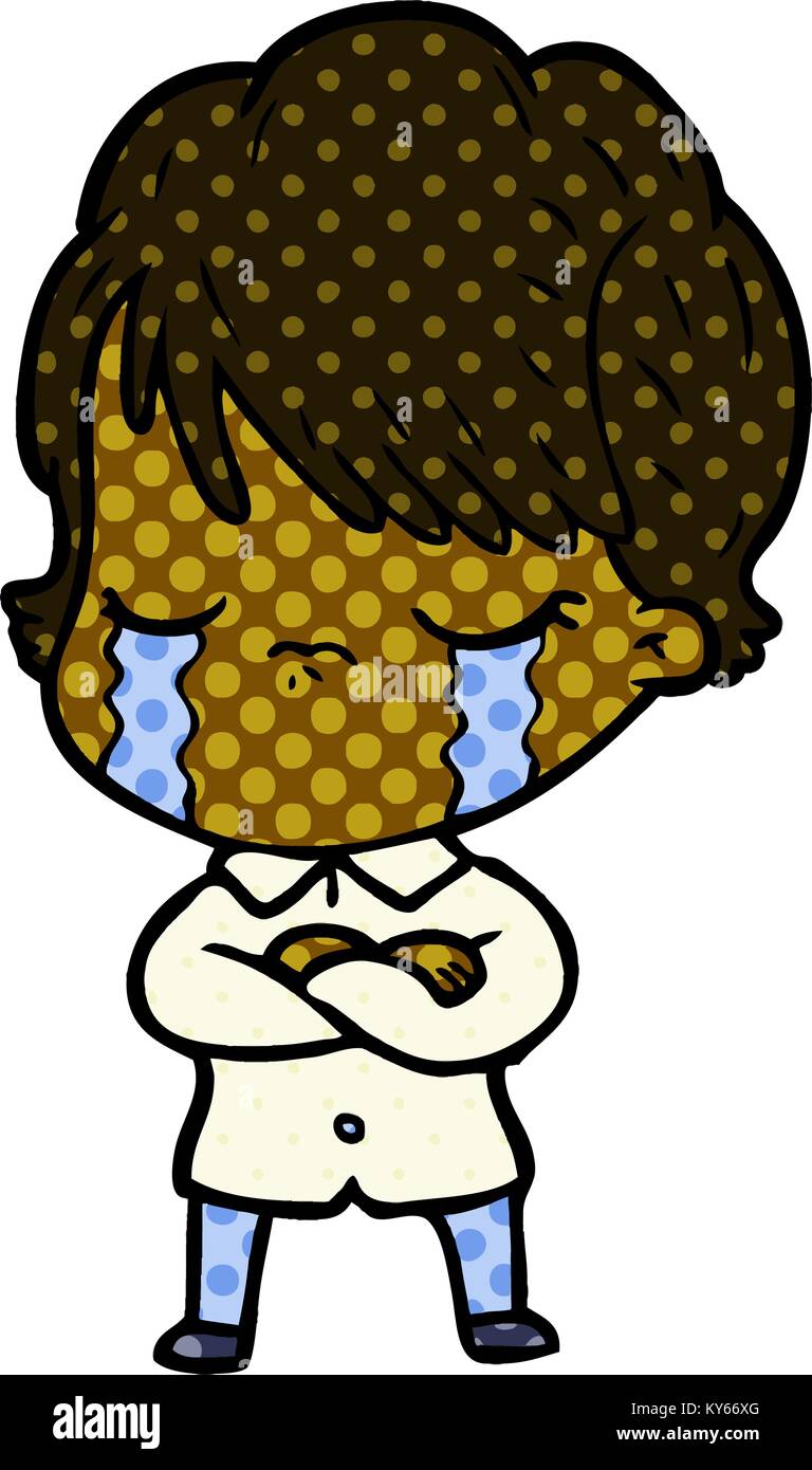 cartoon woman crying Stock Vector Image & Art - Alamy