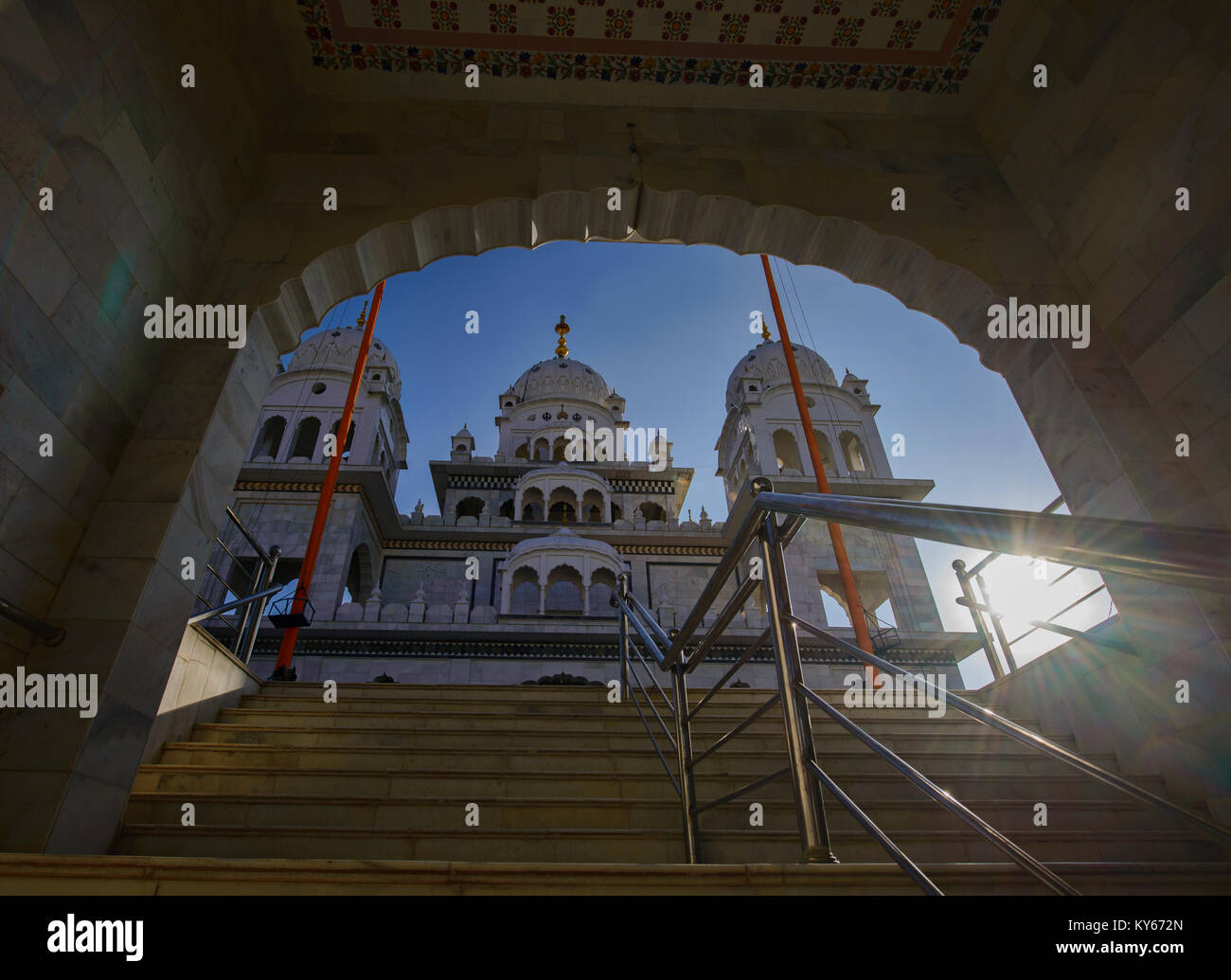 Sikh Gurundwara Temple in Pushkar, Rajasthan, India Stock Photo - Alamy
