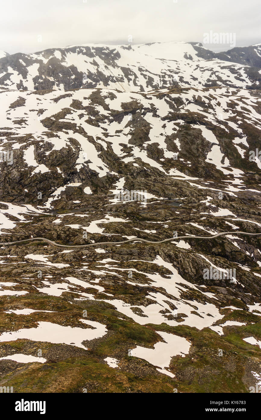 The Nibbevegen road up to Dalsnibba mountain, Norway Stock Photo - Alamy