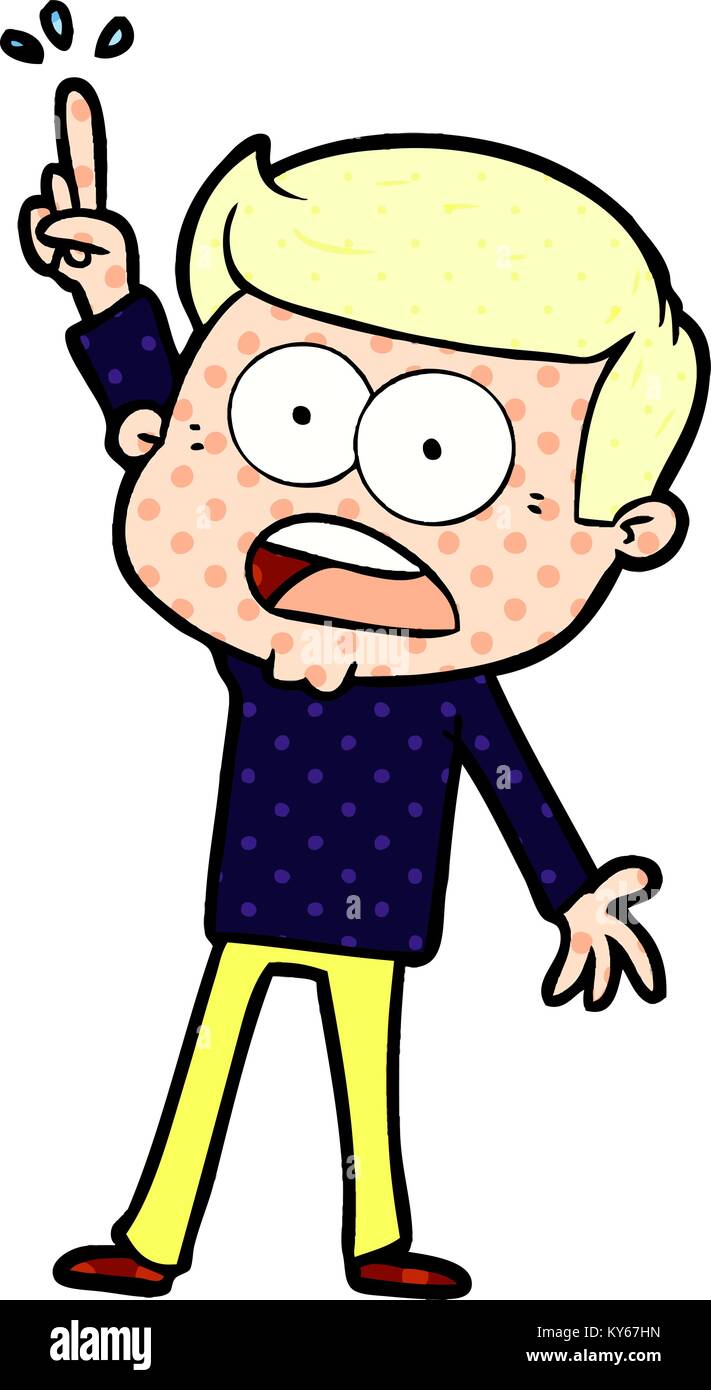 cartoon shocked man Stock Vector Image & Art - Alamy