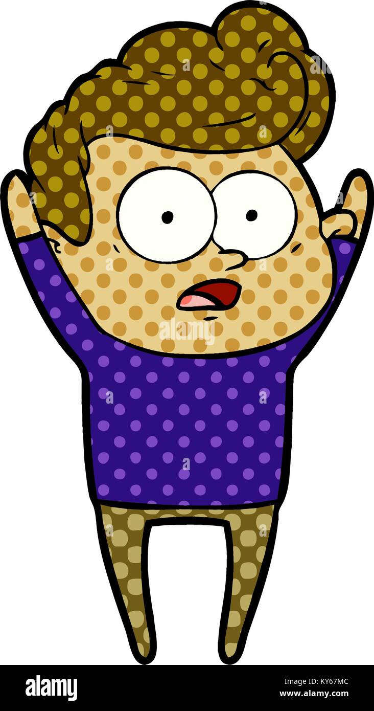 cartoon staring man Stock Vector Image & Art - Alamy