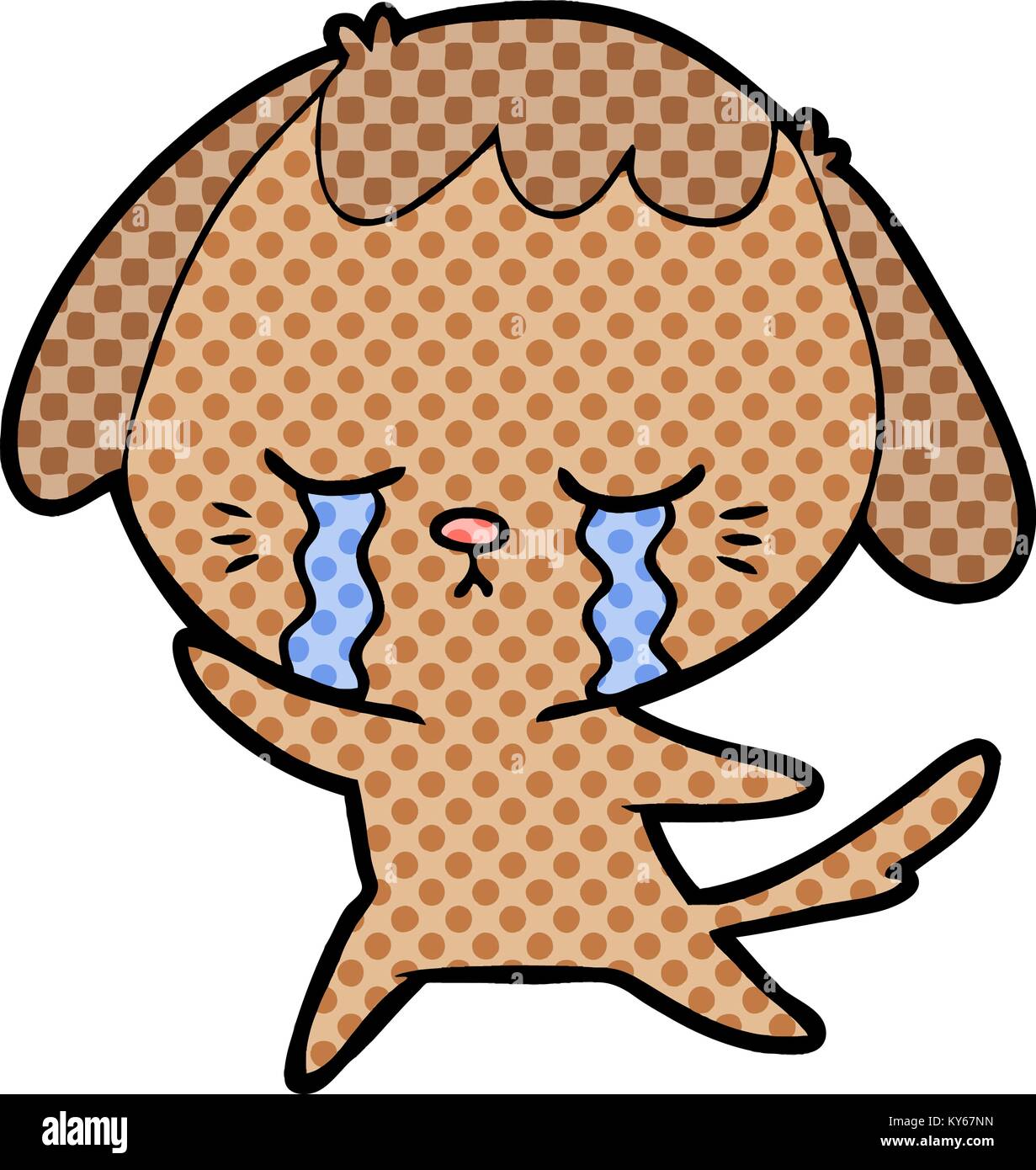 cartoon crying dog Stock Vector Image & Art - Alamy