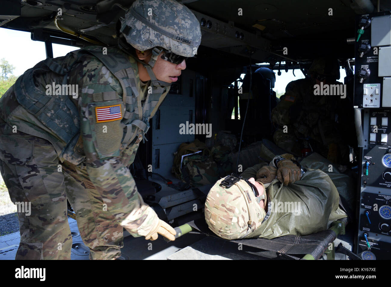 A combat medic to the 29th Brigade Engineer Battalion, 3rd Brigade ...