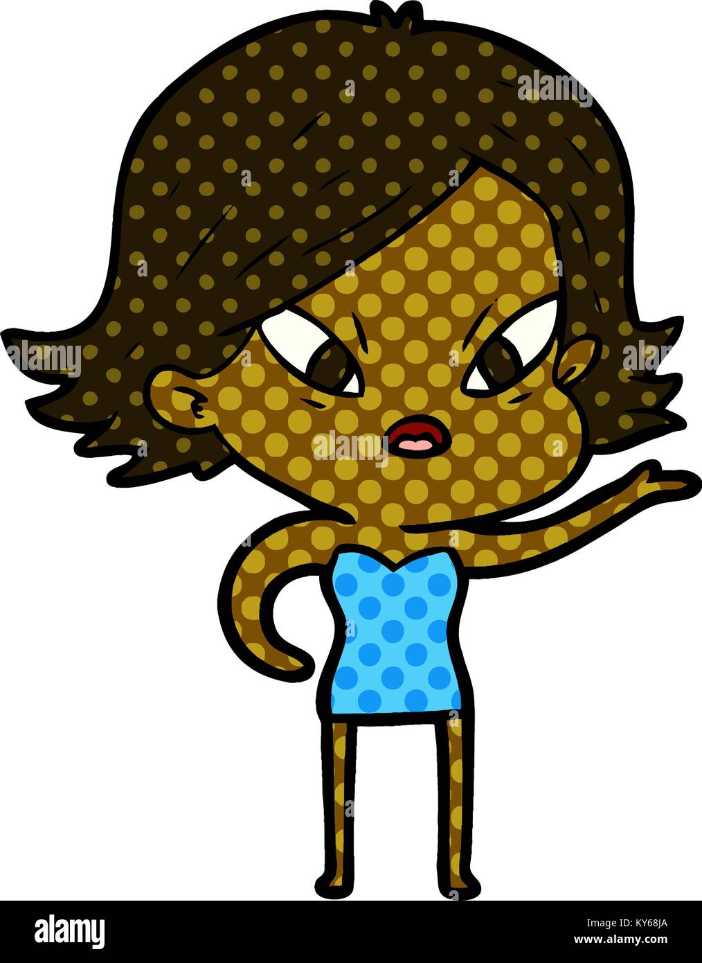 cartoon stressed woman Stock Vector Image & Art - Alamy