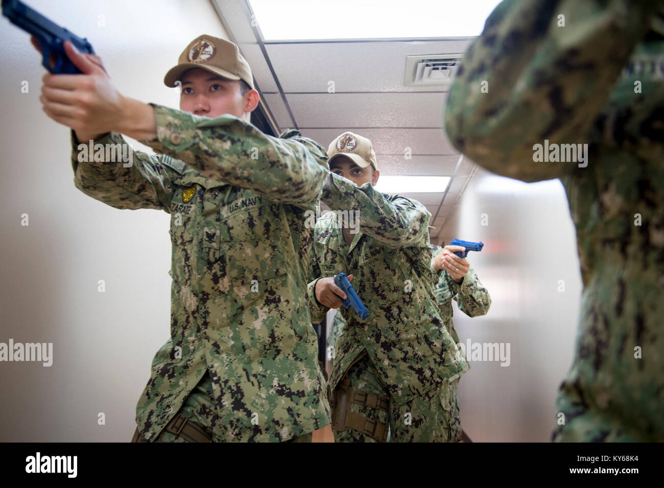 U.S. Navy Sailors, assigned to Coastal Riverine Group (CRG) 1 ...