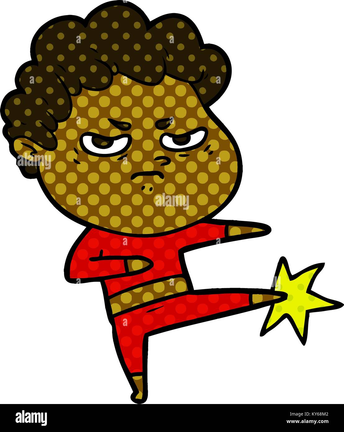 cartoon angry man Stock Vector Image & Art - Alamy