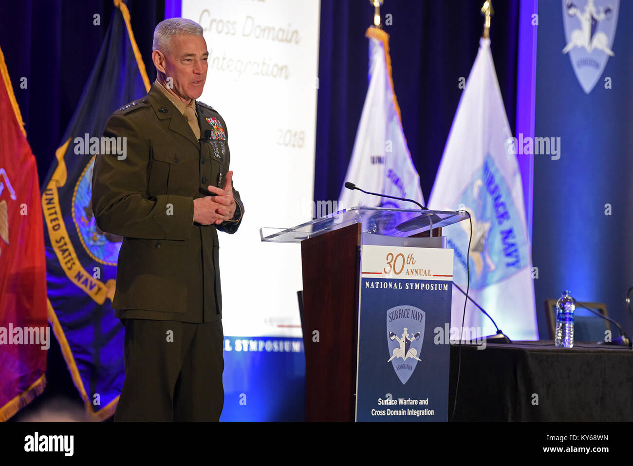CRYSTAL CITY, Va. (Jan. 10, 2018) U.S. Marine Corp Lt. Gen. Brian D ...