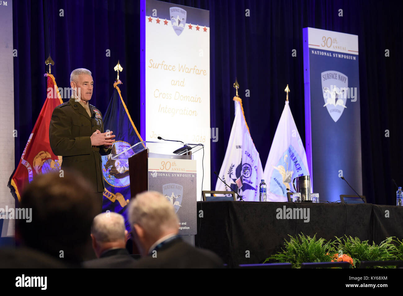 CRYSTAL CITY, Va. (Jan. 10, 2018) U.S. Marine Corp Lt. Gen. Brian D ...