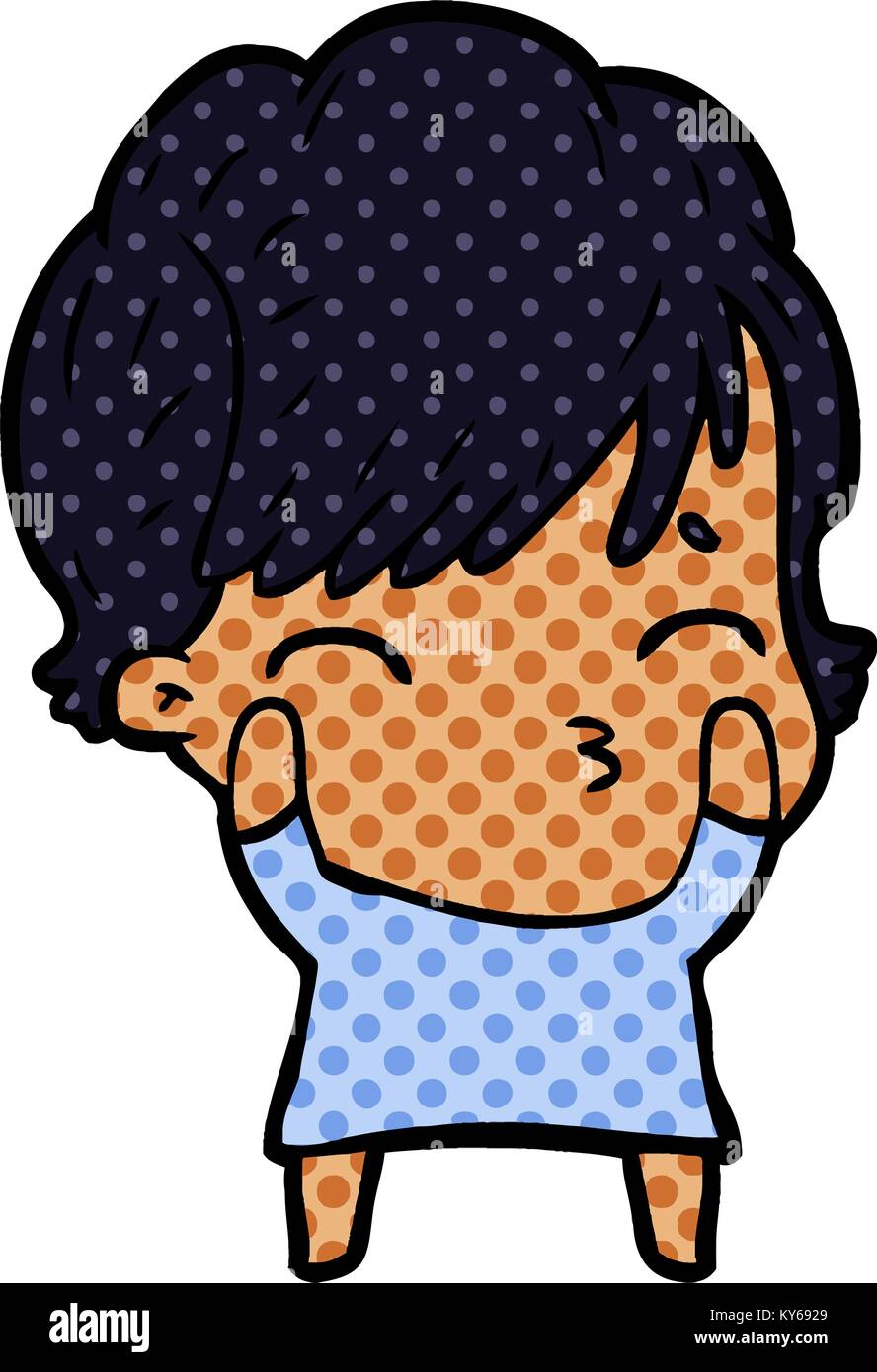 cartoon woman thinking Stock Vector Image & Art - Alamy