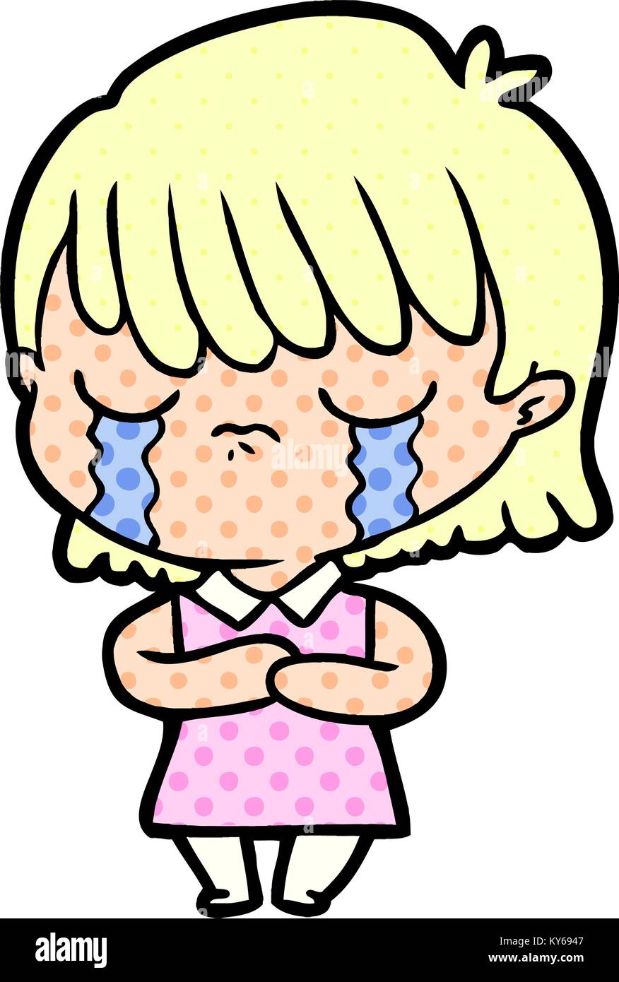 cartoon woman crying Stock Vector Image & Art - Alamy
