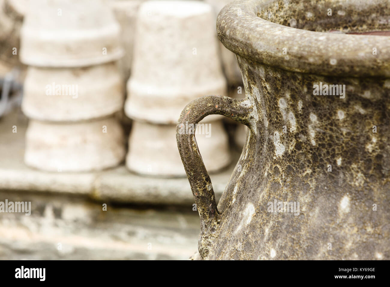 Vintage decorations, antique design objects concept. Old fashioned ...