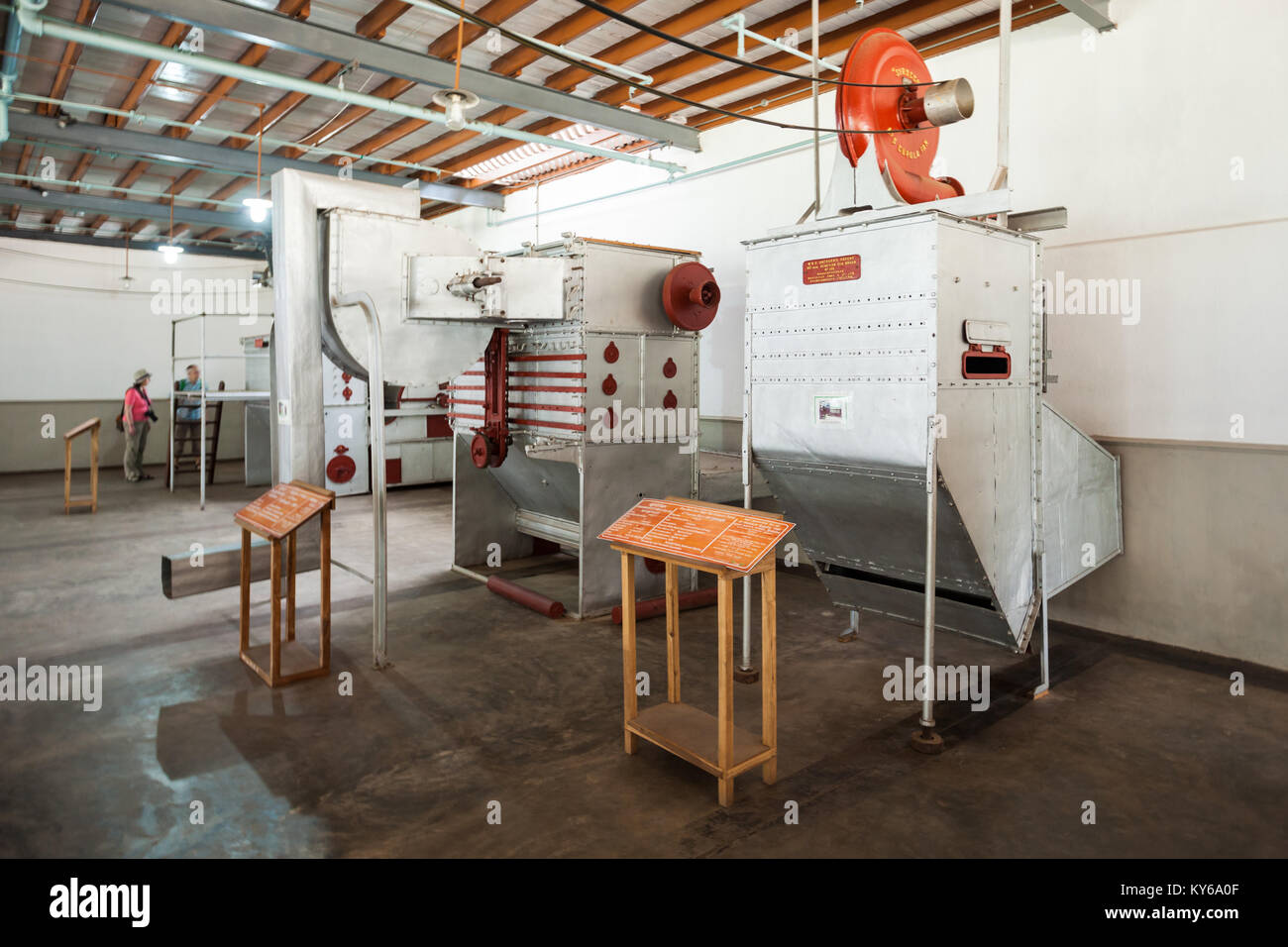 KANDY, SRI LANKA - FEBRUARY 19, 2017: Equipment inside the Ceylon Tea ...