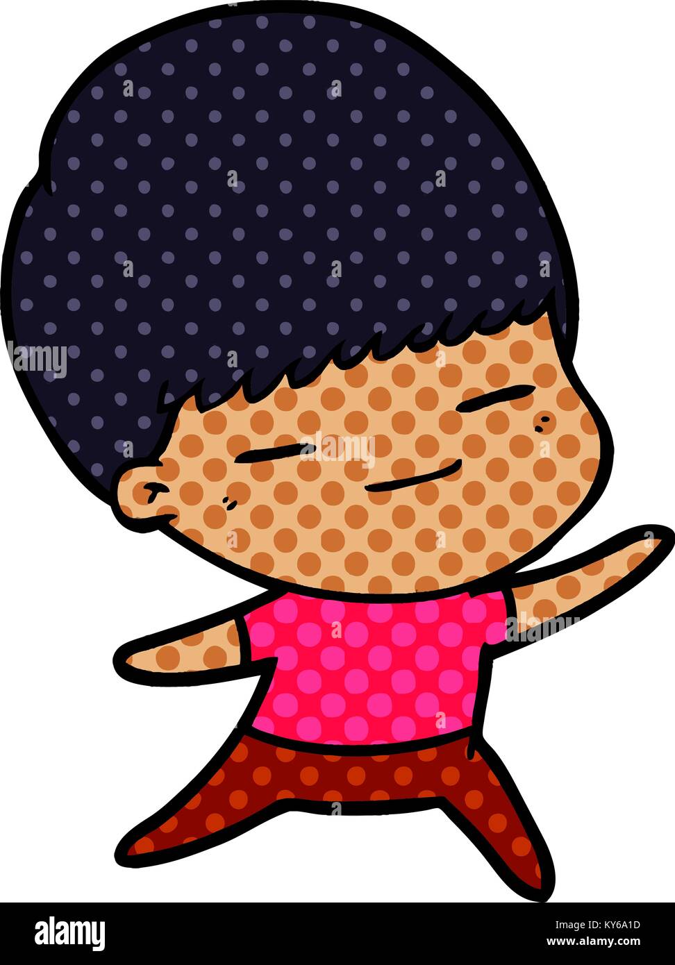 cartoon smug boy Stock Vector Image & Art - Alamy