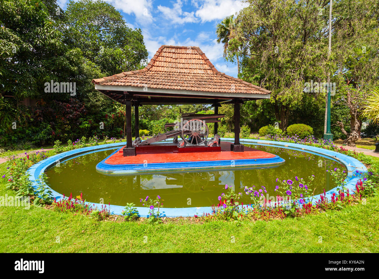 KANDY, SRI LANKA - FEBRUARY 20, 2017: Kandy Royal Palace Park is ...