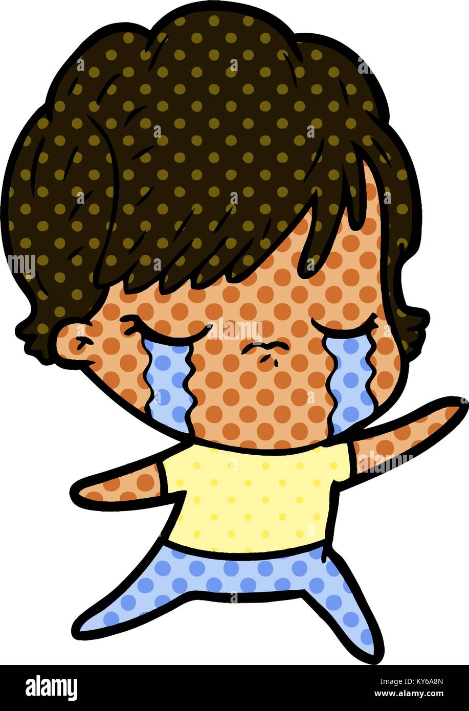 cartoon woman crying Stock Vector Image & Art - Alamy