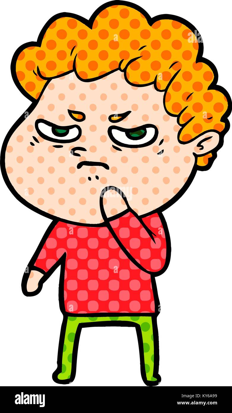 cartoon angry man Stock Vector Image & Art - Alamy