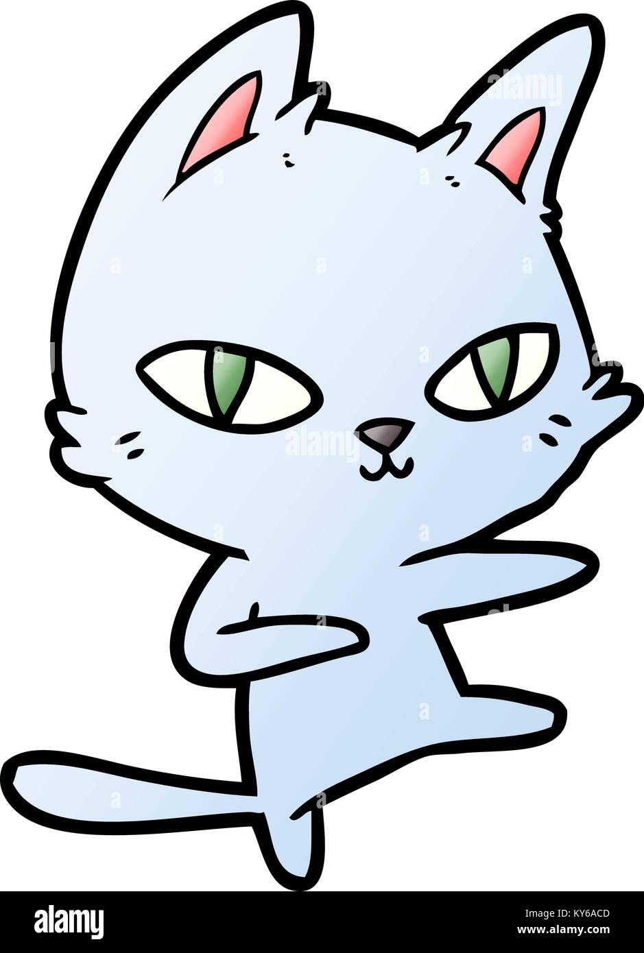 cartoon cat dancing Stock Vector Image & Art - Alamy