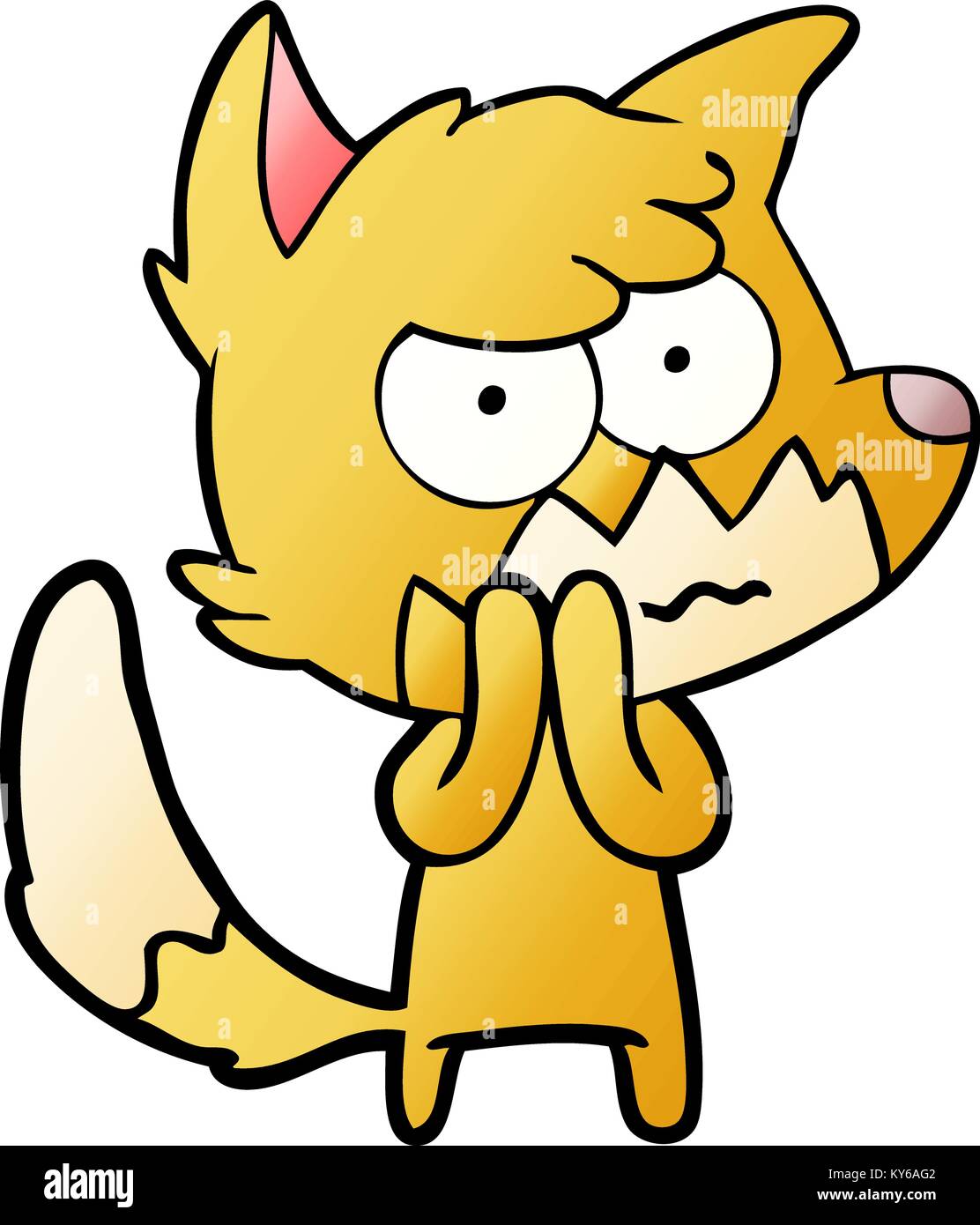 cartoon annoyed fox Stock Vector Image & Art - Alamy