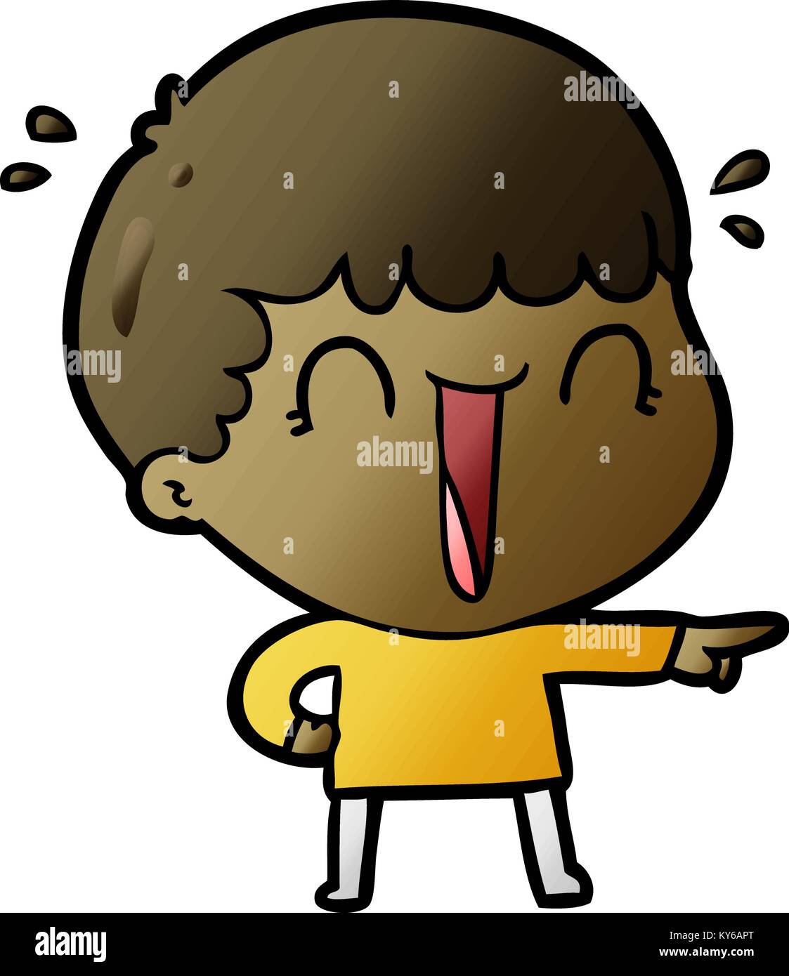 laughing cartoon man pointing finger Stock Vector Image & Art - Alamy