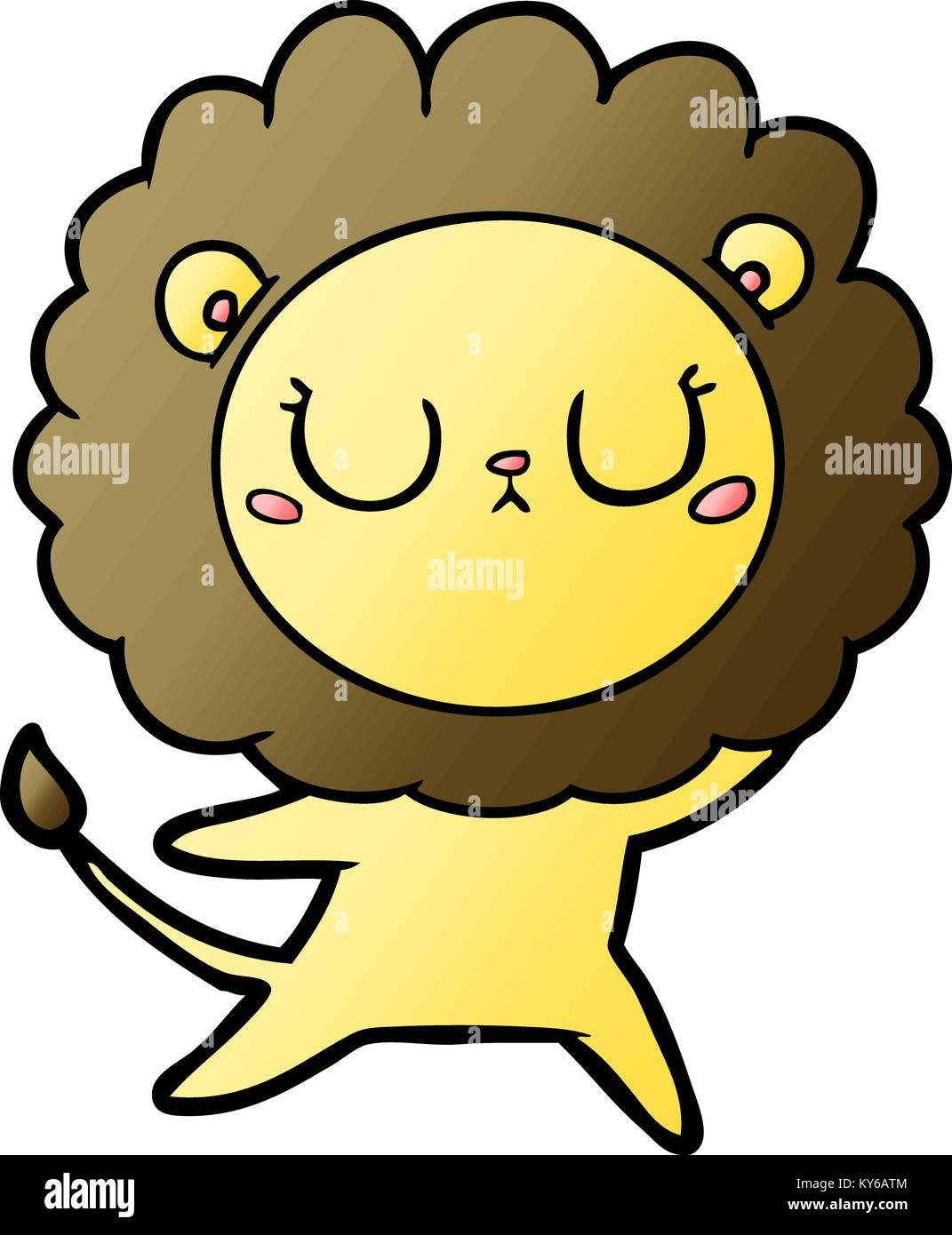 cartoon lion dancing Stock Vector Image & Art - Alamy
