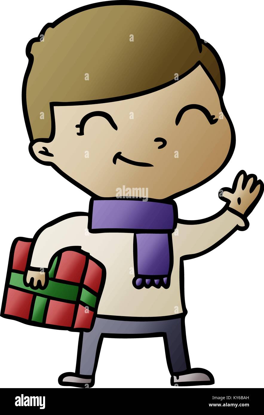 cartoon boy smiling Stock Vector Image & Art - Alamy