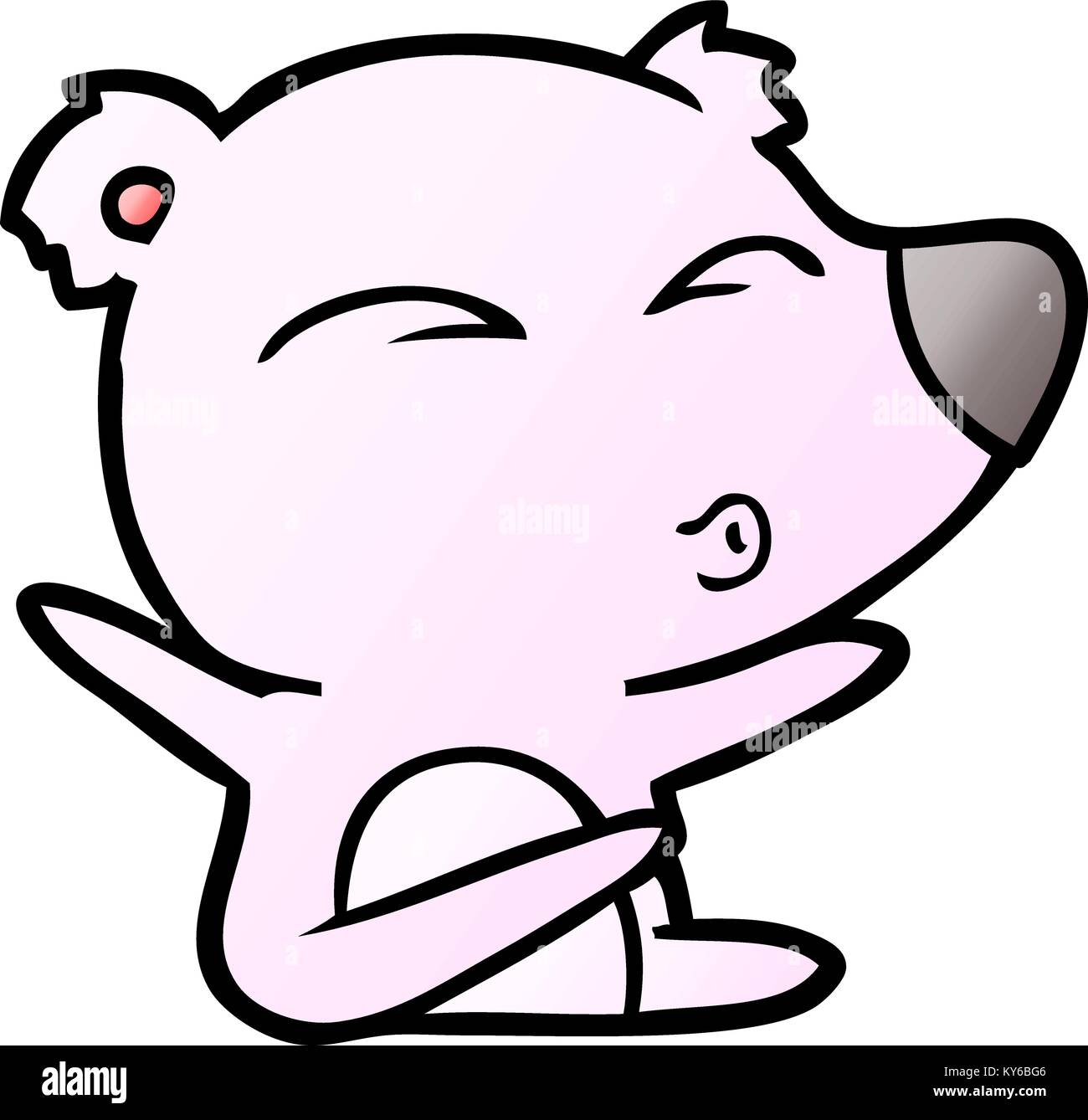 Cartoon whistling hi-res stock photography and images - Alamy