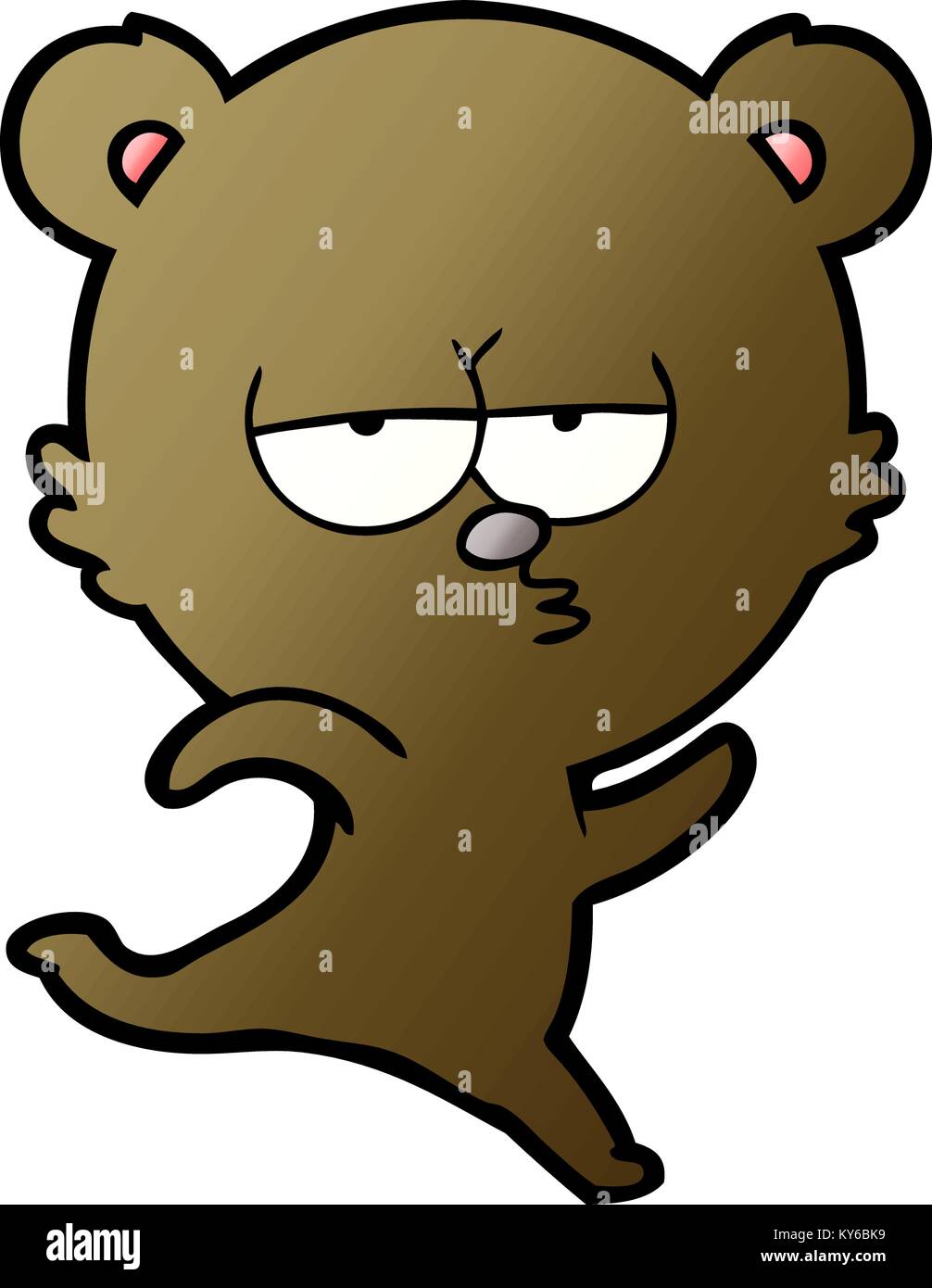running bear cartoon Stock Vector Image & Art - Alamy
