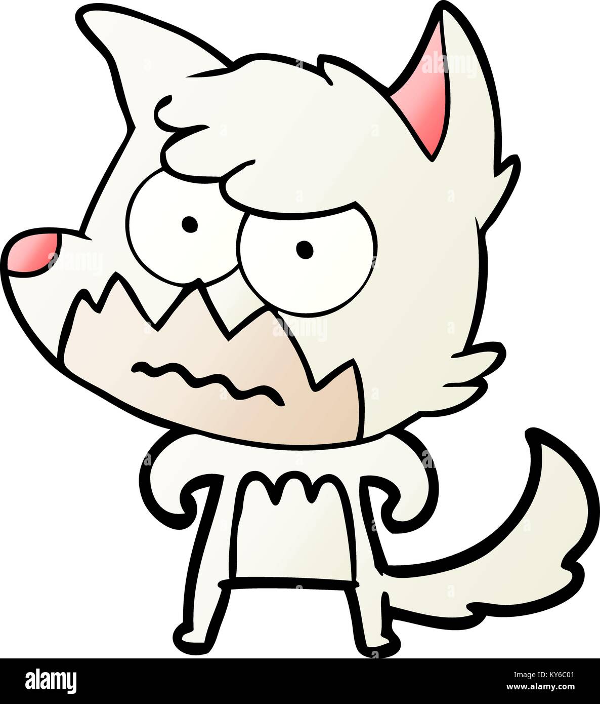 cartoon annoyed fox Stock Vector Image & Art - Alamy