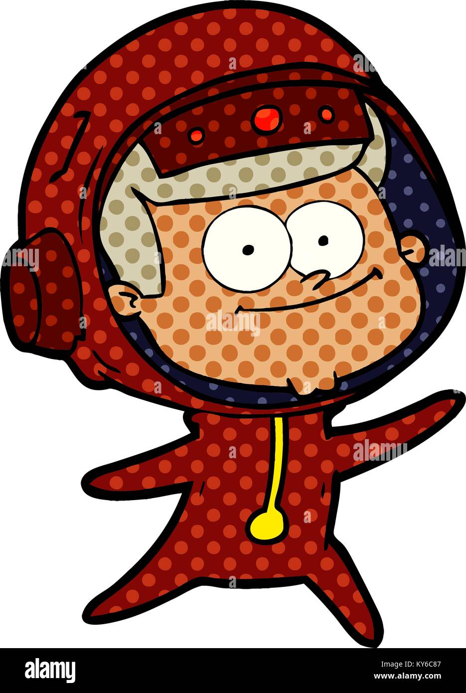 happy astronaut cartoon Stock Vector Image & Art - Alamy