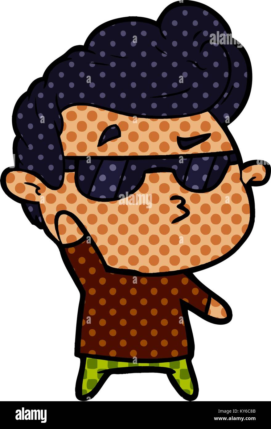 cartoon cool guy Stock Vector Image & Art - Alamy