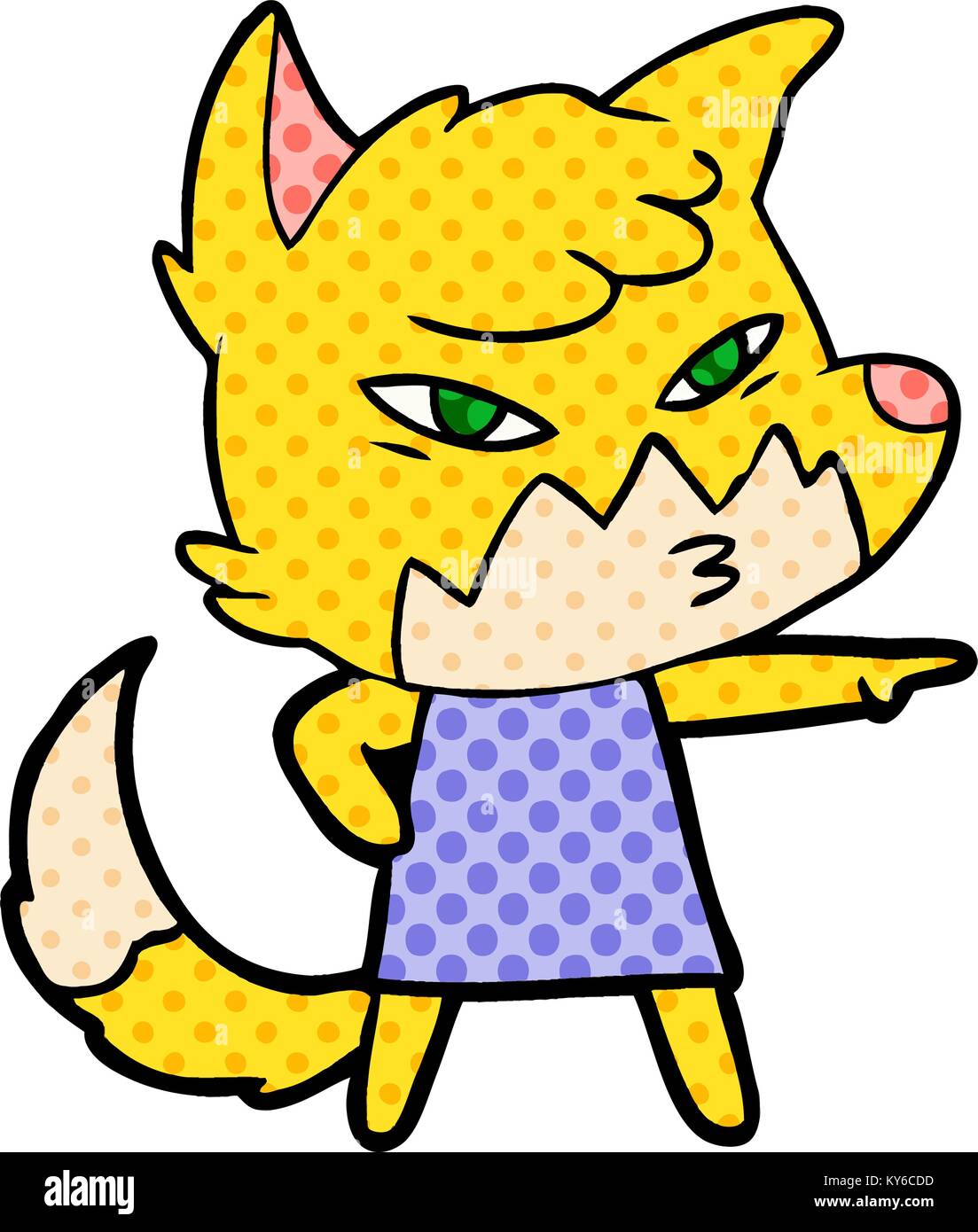 clever cartoon fox Stock Vector Image & Art - Alamy