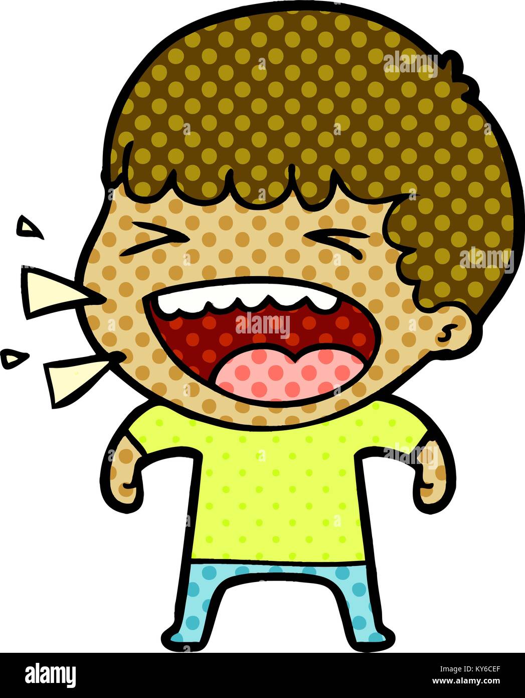 cartoon laughing man Stock Vector Image & Art - Alamy