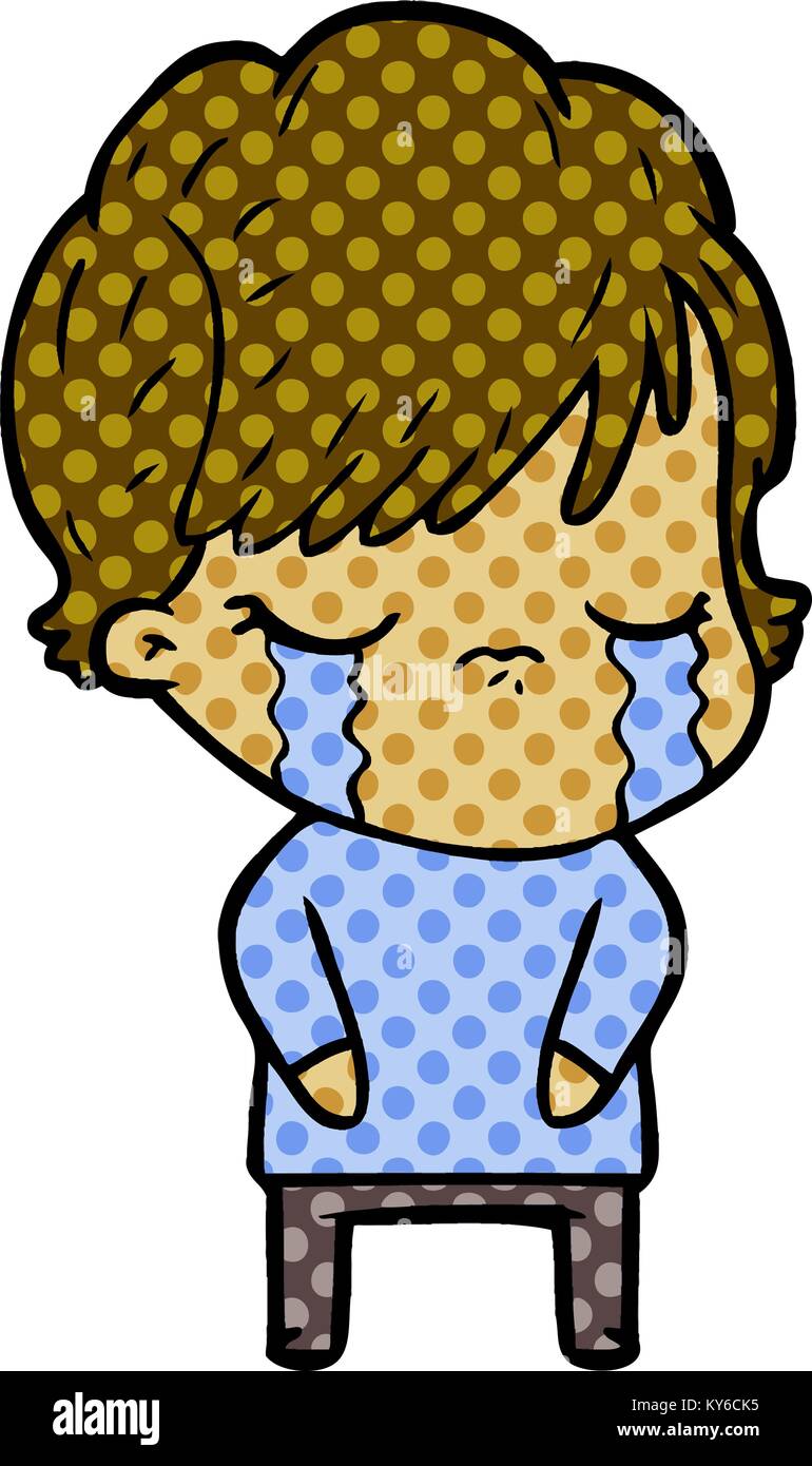 cartoon woman crying Stock Vector Image & Art - Alamy