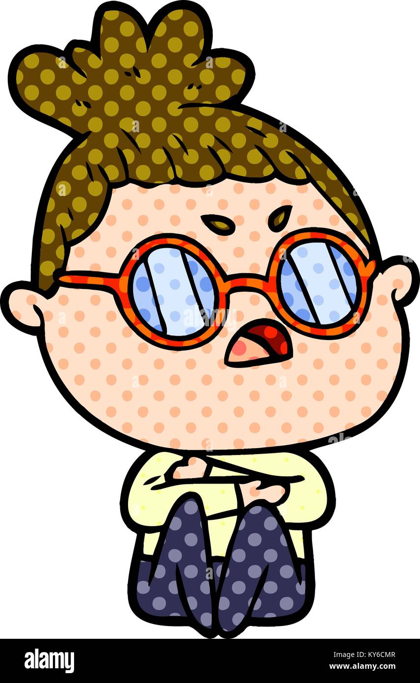 cartoon annoyed woman Stock Vector Image & Art - Alamy